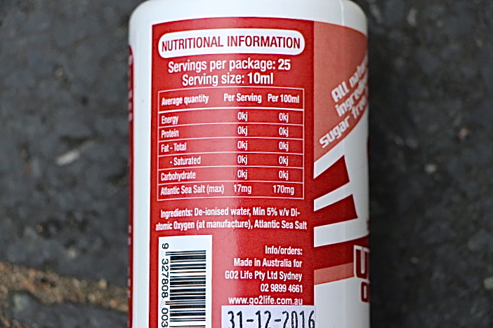 Review: GO2 Oxygen Tonic